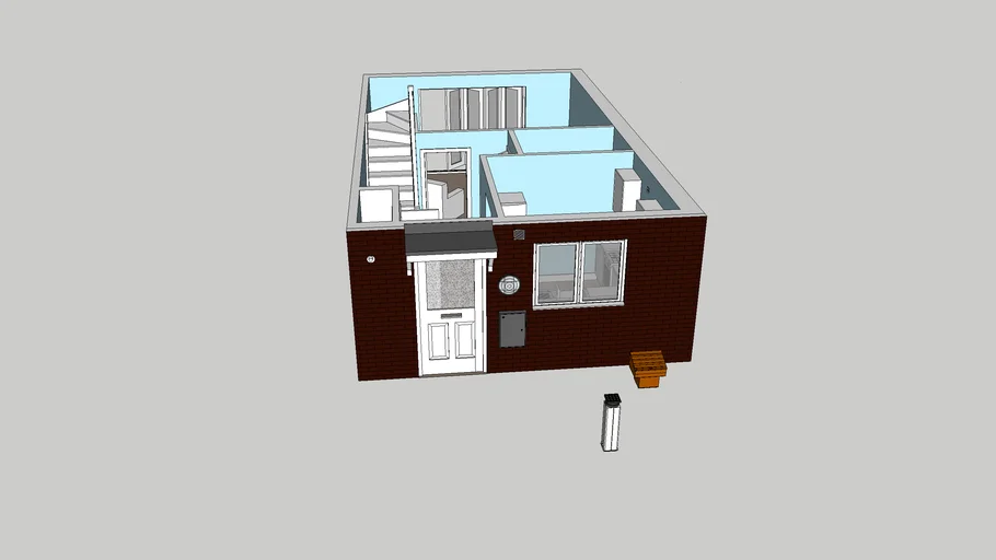 Modular format house type using standard components and familiar ...
