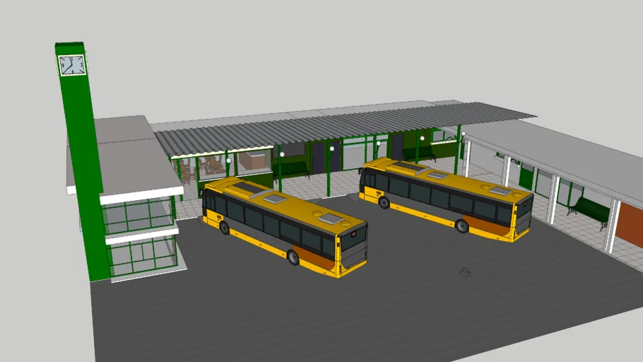 bus station | 3D Warehouse