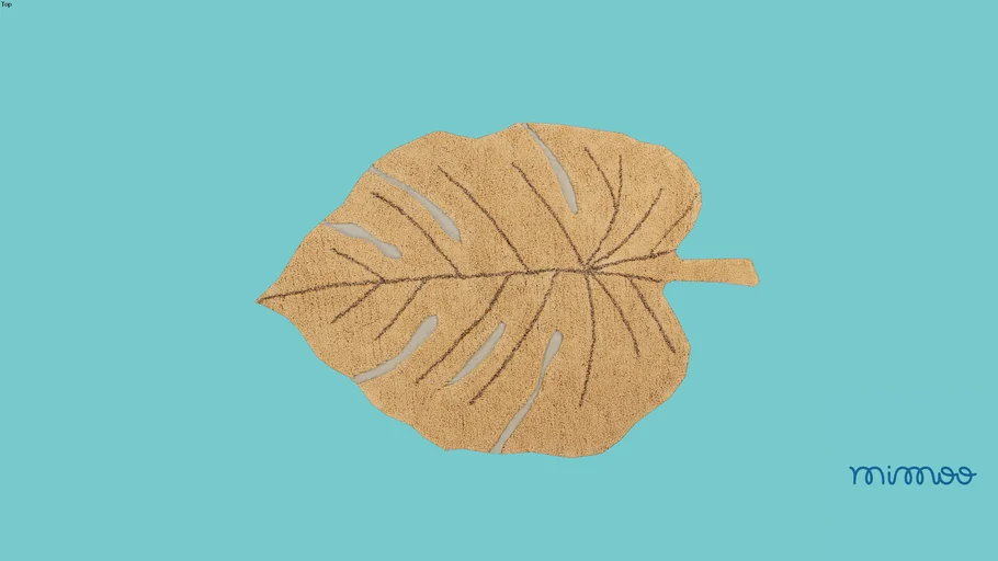 Tapete Monstera Honey 120 x 180cm - Lorena Canals - Mimoo Toys | 3D ...