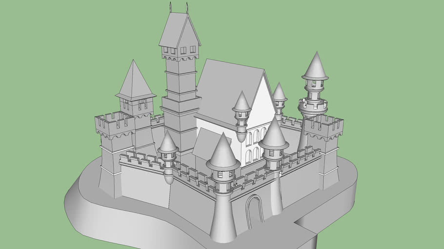 Simple Castle | 3D Warehouse