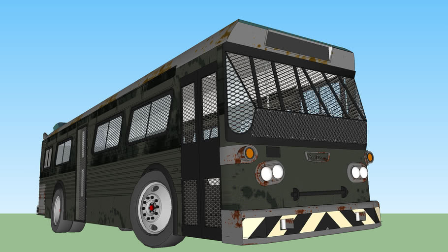 Anti-Zombie bus (Stock) | 3D Warehouse