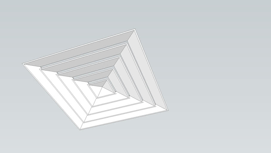 ac square diffuser | 3D Warehouse