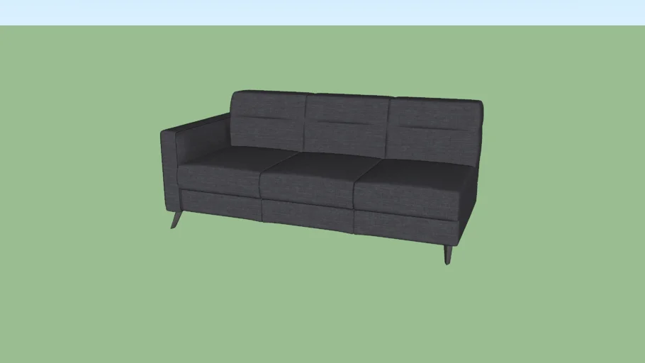 Módulo com 3 Lugares Fascino Editions | 3D Warehouse