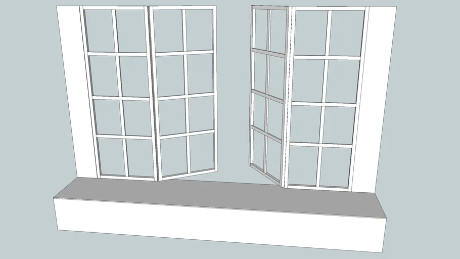 Window with Seat 120IN | 3D Warehouse