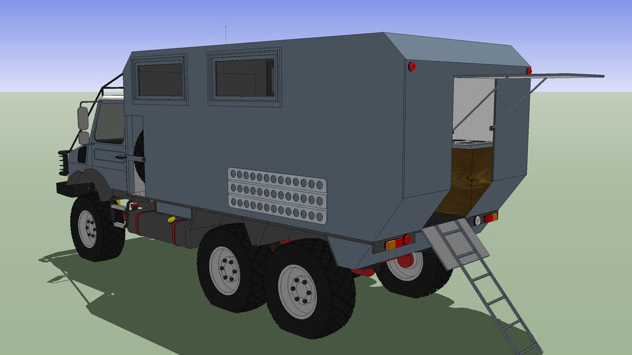 Camper Truck, Unimog 6x6 (RGS) | 3D Warehouse