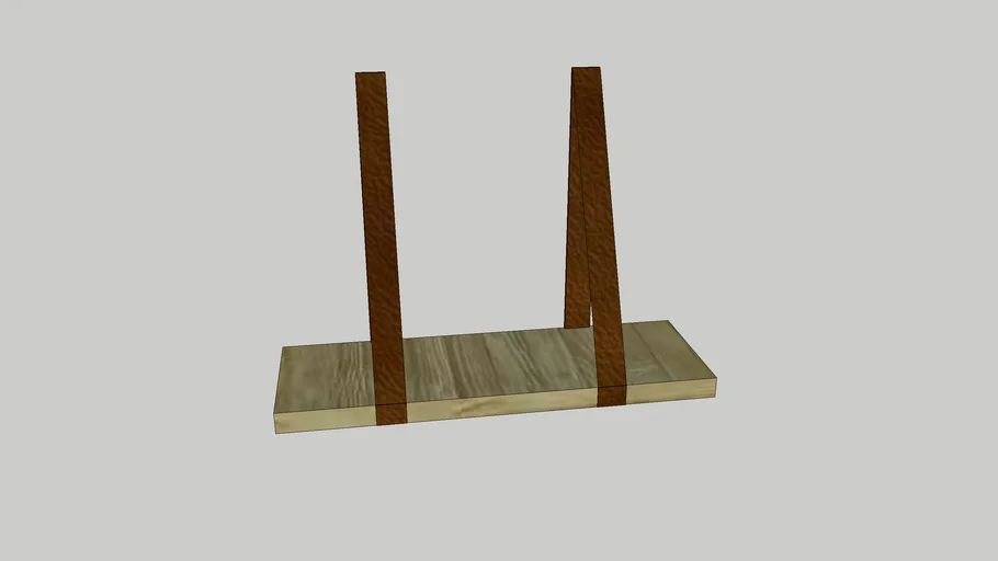 Hanging Shelve Brown Leather - ProLine - Dock Four | 3D Warehouse