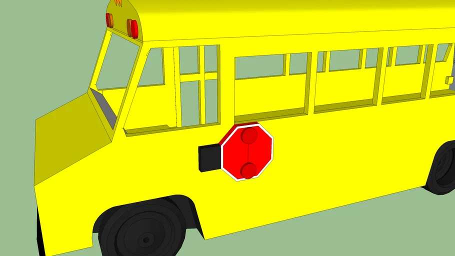 Blue Bird Mini Bird School Bus | 3D Warehouse