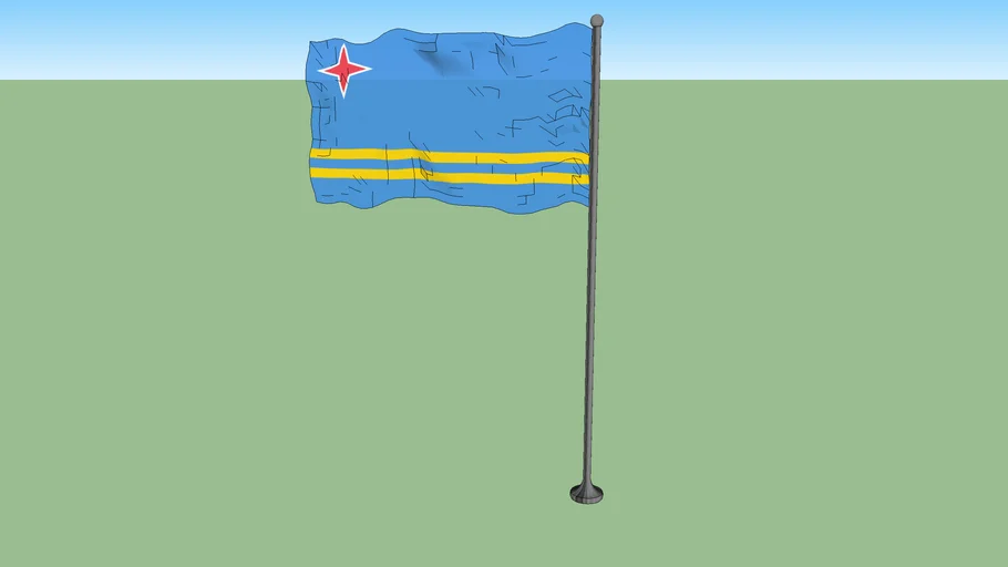 Flag of Aruba | 3D Warehouse