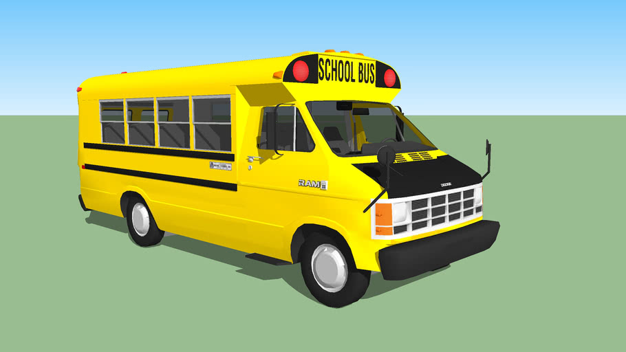 EMC Corbeil Minibus (1990 Dodge) | 3D Warehouse
