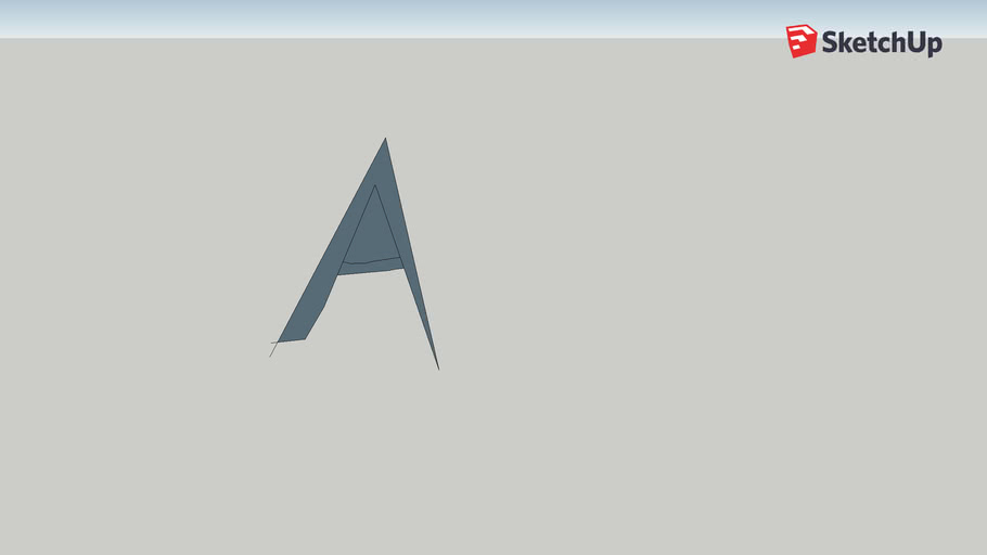 letter a | 3D Warehouse