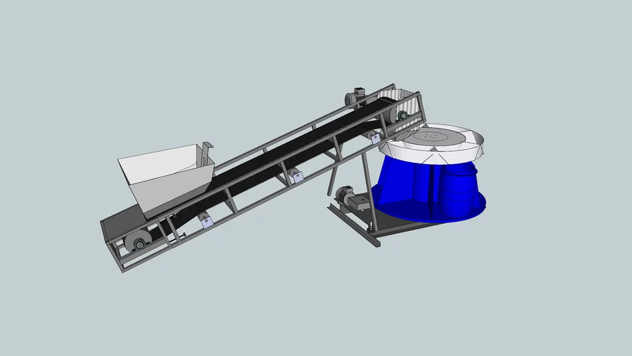 Rotary Sample Divider 900kg x 6 | 3D Warehouse
