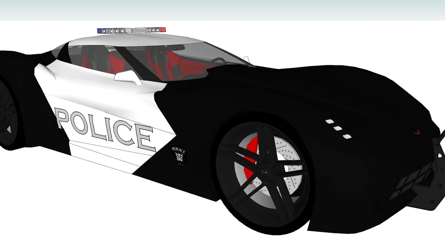 C7 Police Corvette | 3D Warehouse