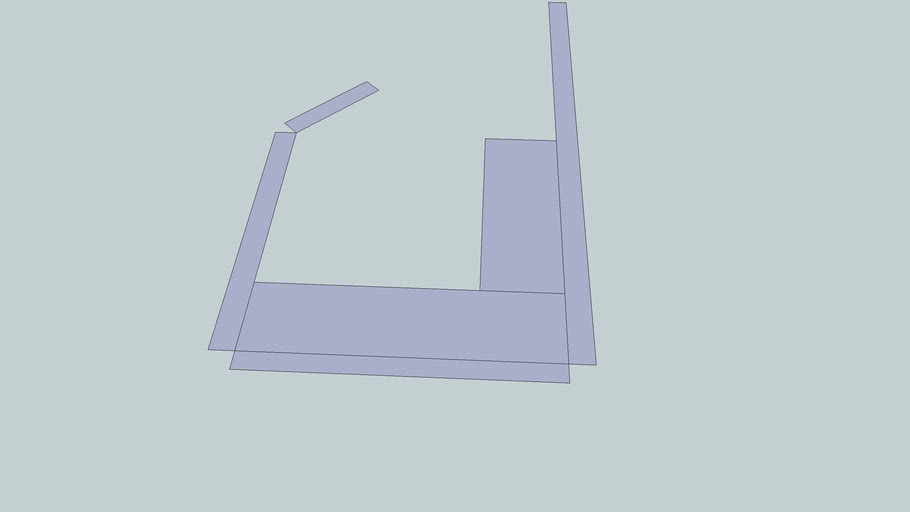 PTA Desk layout 2011 built in desk.skp (13 kb) | 3D Warehouse