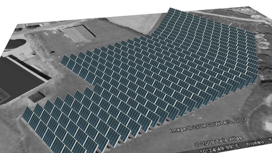 Solar pannel array.skp | 3D Warehouse