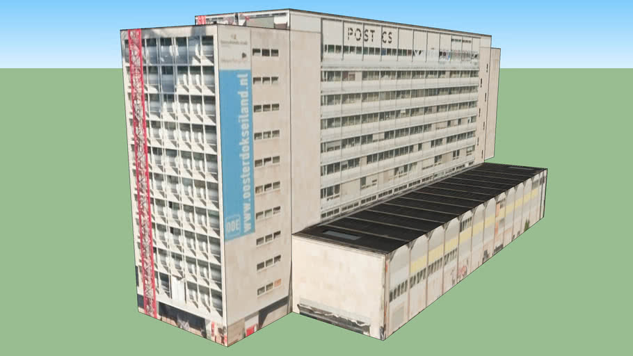 Post CS building in Amsterdam, The Netherlands | 3D Warehouse