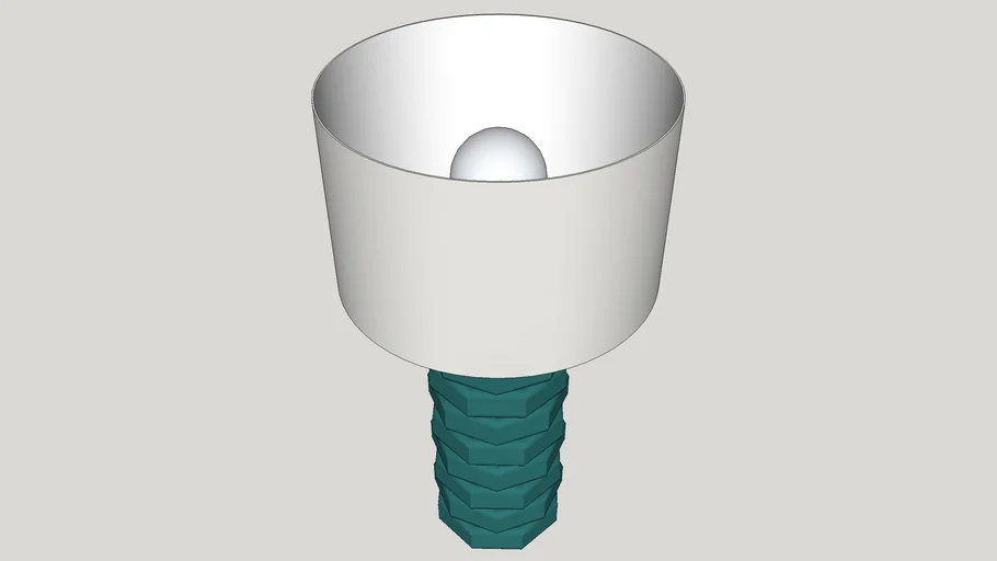 blue table lamp | 3D Warehouse