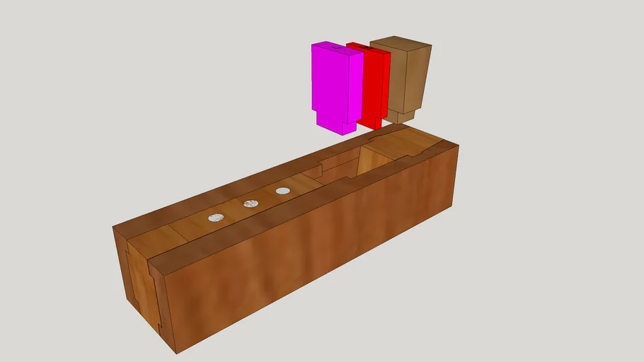 Wedge powered Wagon Vice | 3D Warehouse