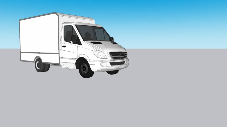 2018 Mercedes-Benz Sprinter 3500 - box truck | 3D Warehouse