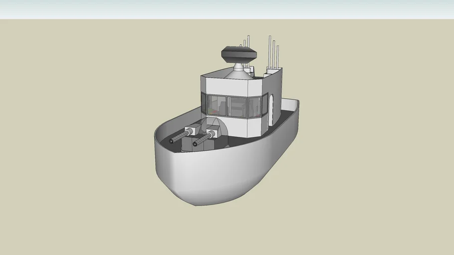 Small Navy boat | 3D Warehouse