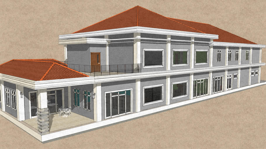 Kantor dan mess | 3D Warehouse