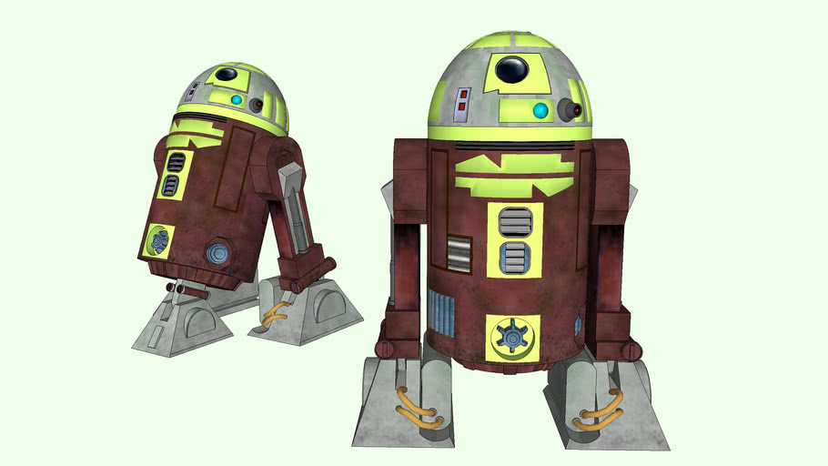 Star Wars: Clone wars Astromech Droid R7-A7 | 3D Warehouse