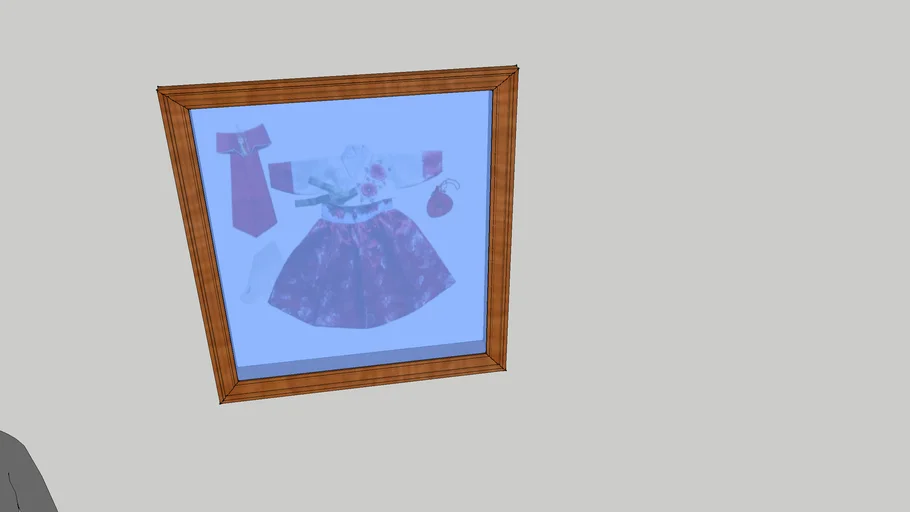 Hanbok Shadow Box | 3D Warehouse