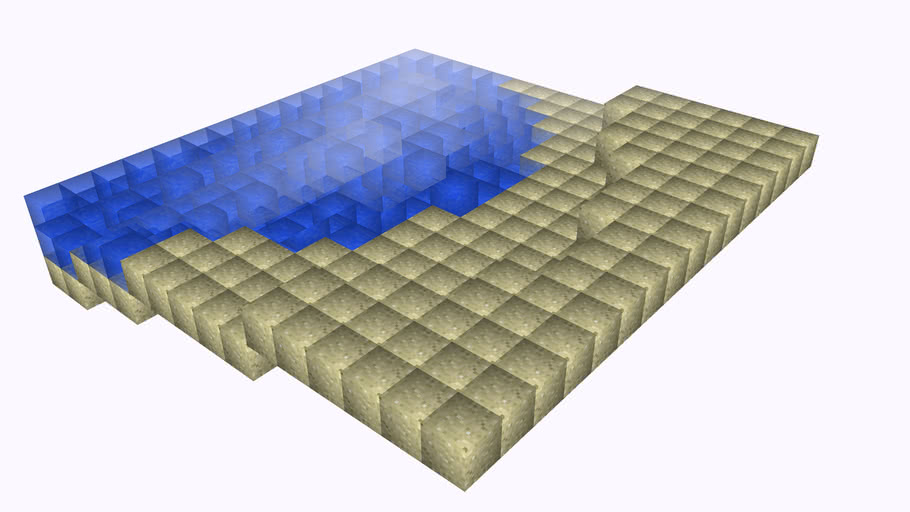 A Minecraft 16x16 block connectable layout | 3D Warehouse