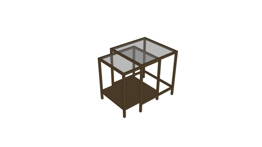 GLASS SIDE TABLE | 3D Warehouse