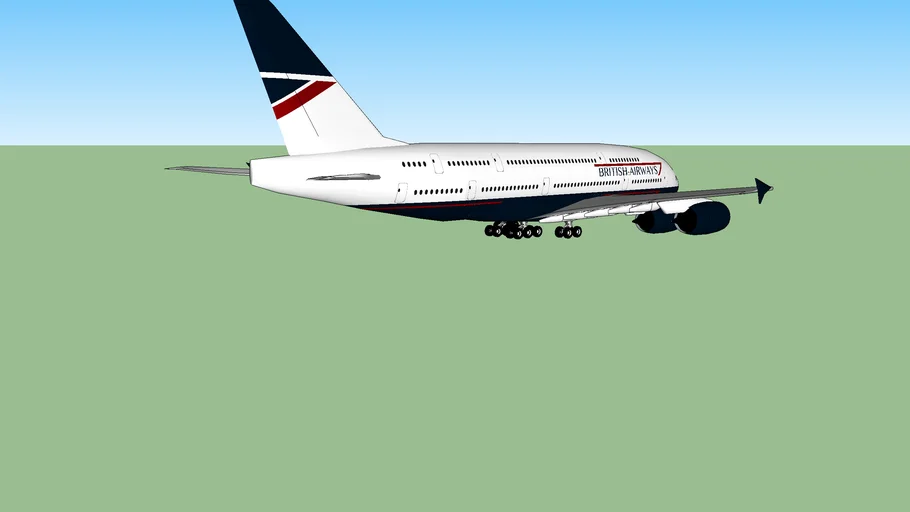 BRITISH AIRWAYS LANDOR LIVERY | 3D Warehouse