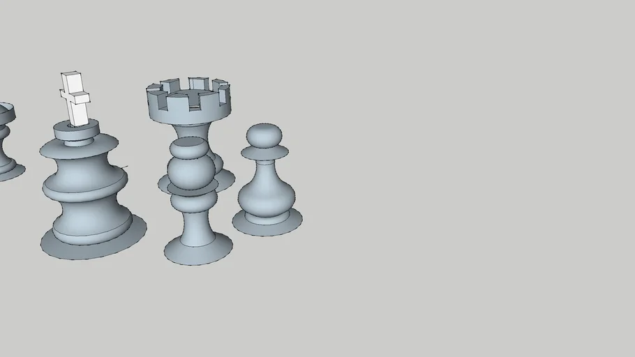 Various Chess PIeces | 3D Warehouse