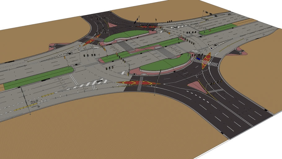 Rotary Interection | 3D Warehouse