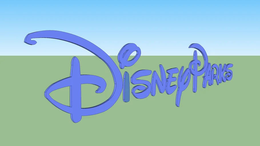Disney Parks logo | 3D Warehouse
