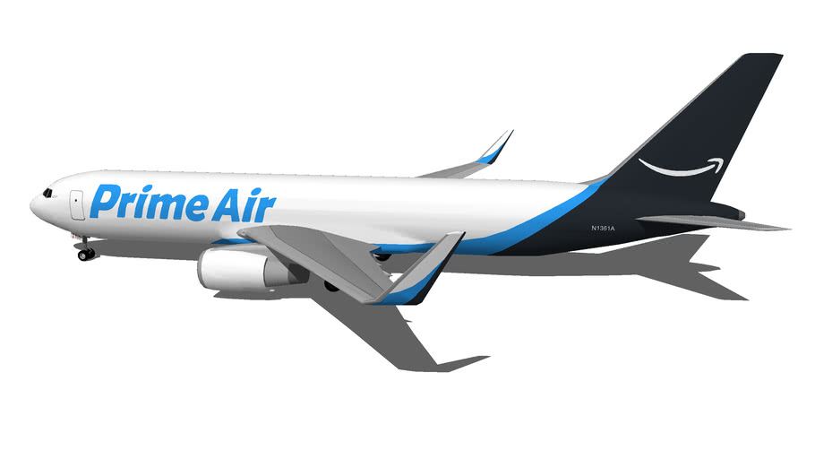 Amazon Prime Air Boeing 767-31B(ER)(BDSF) N1361A (2017) | 3D Warehouse