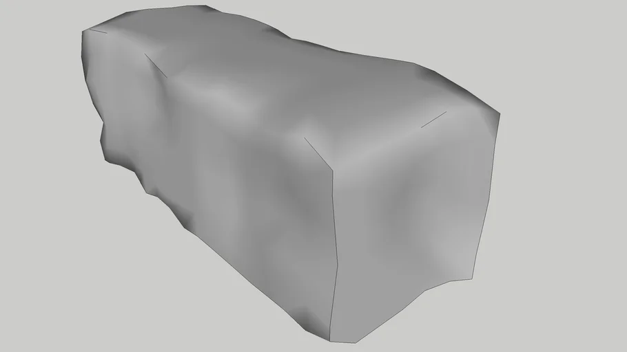 rectangular rock | 3D Warehouse