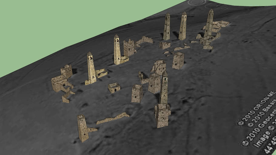 Erzi, old ingush village | 3D Warehouse