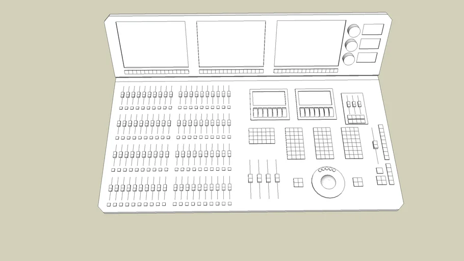Lighting Console | 3D Warehouse