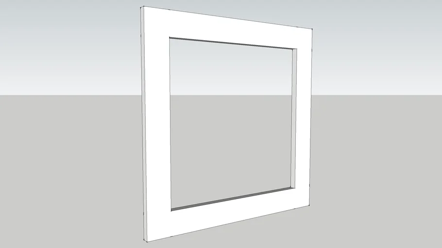 Exterior Plain Window Casing | 3D Warehouse