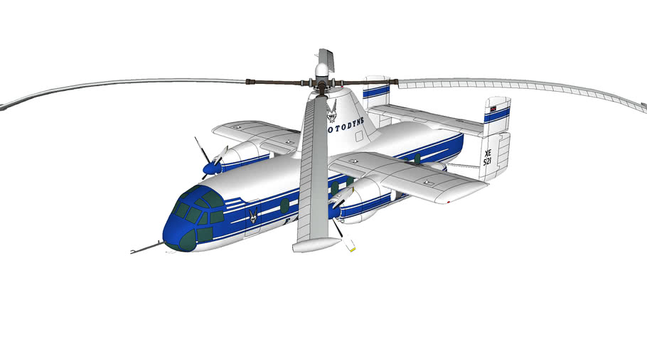 Fairey Rotodyne | 3D Warehouse