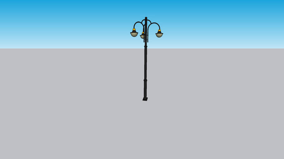 decorative lampost | 3D Warehouse