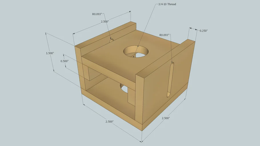 Dremel Type Router Base | 3D Warehouse