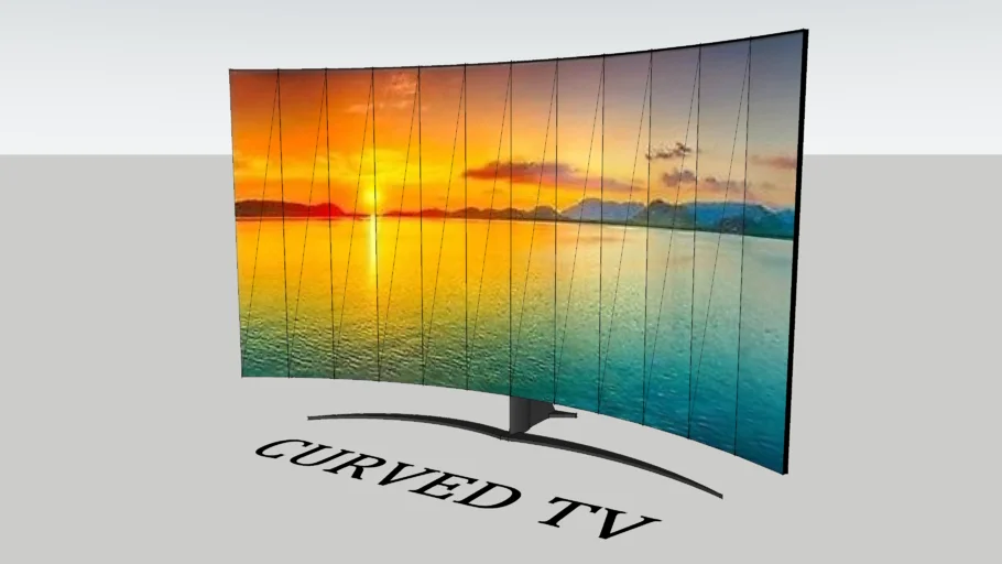 curved tv | 3D Warehouse