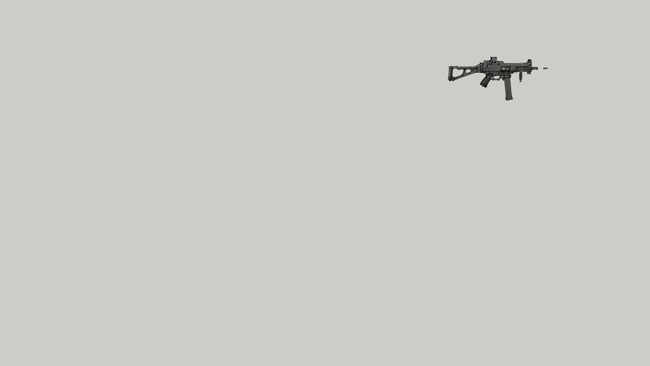Ump 45 Holigraphic sight and grip | 3D Warehouse