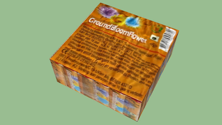 Firework: Ground Bloom Flower 36 pcs | 3D Warehouse