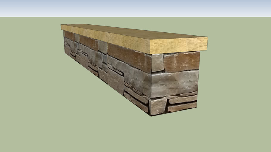 Stone bench | 3D Warehouse