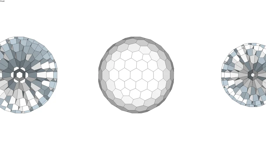 Hexagonal sphere | 3D Warehouse