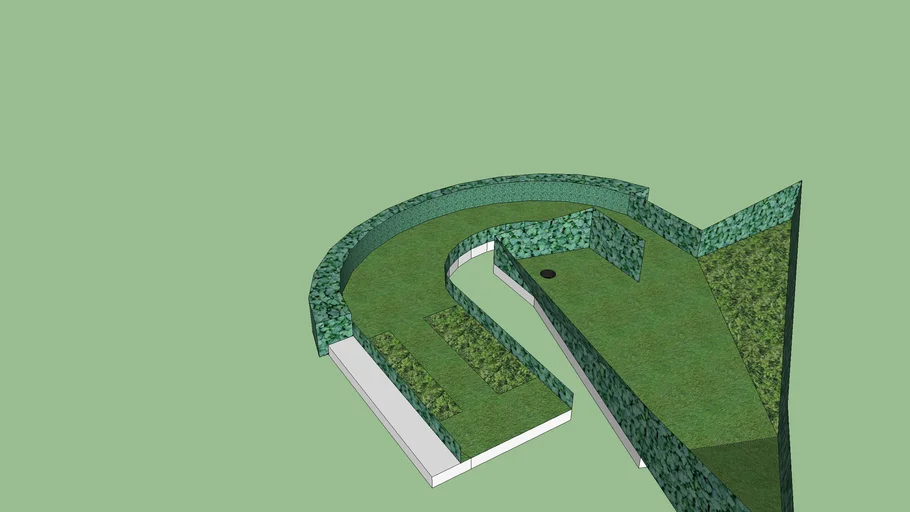 MIni golf hole 3 | 3D Warehouse