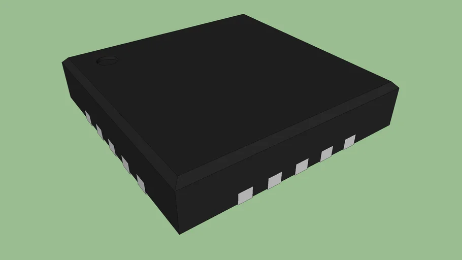 QFN/MLF-0.5 IC Package (ATTiny841) | 3D Warehouse