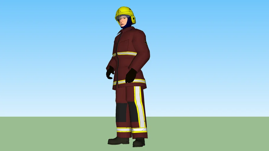 lfb maroon uniform | 3D Warehouse