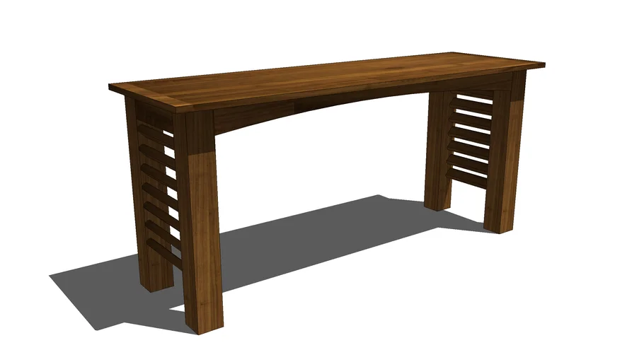 Modern Rustic Desk | 3D Warehouse