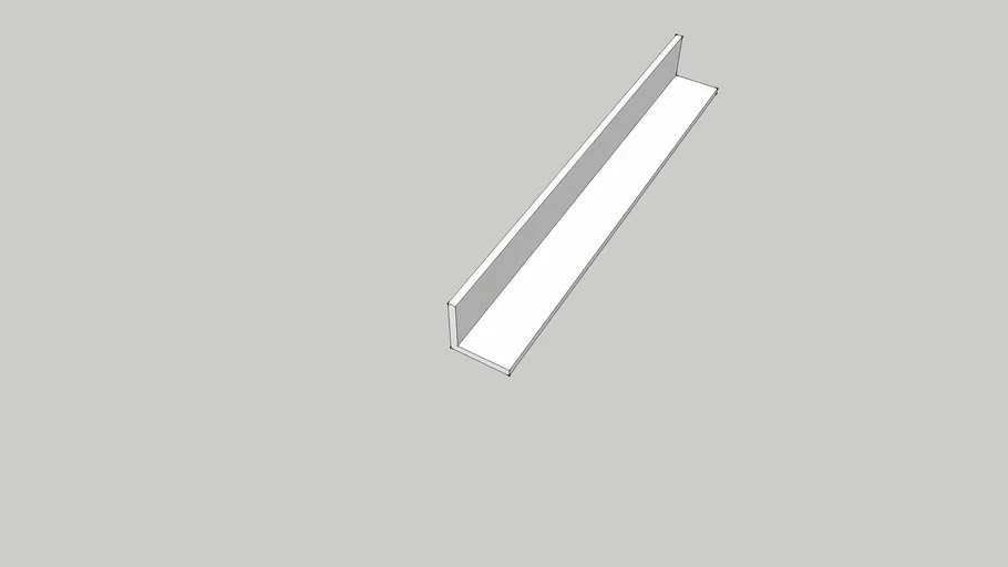 Angle Iron 1.5x1.5x3/16 | 3D Warehouse